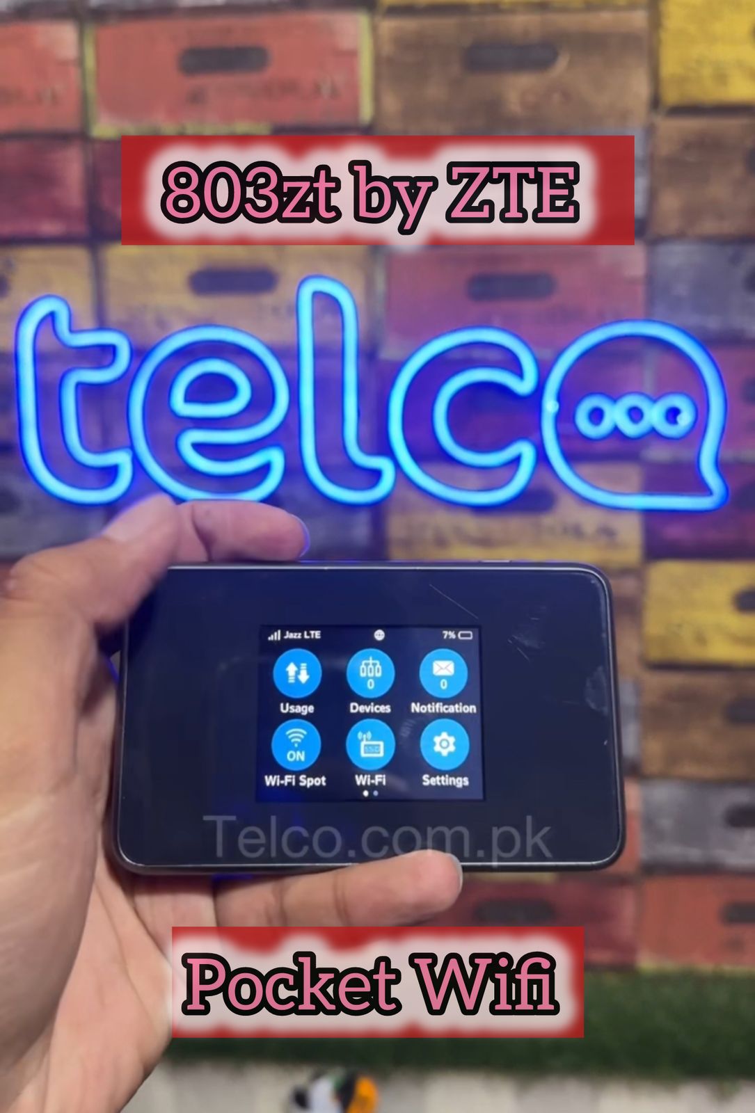 803ZT Pocket WiFi 4G Device – Telco Store